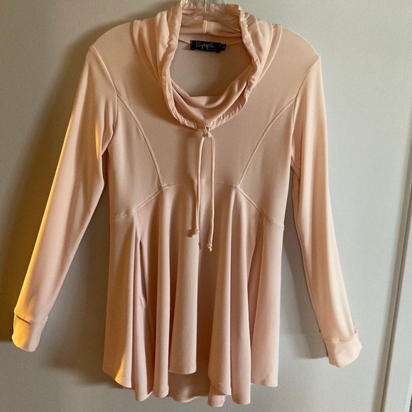 Sympli | Tops | Flattering Soft Pink Sympli Tunic Top Size 2 | Poshmark